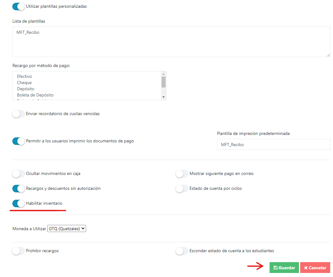 Inventarios – PLEXapps de CARI Latinoamérica