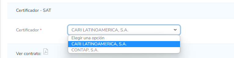 Acreditar un nuevo certificador – PLEXapps de CARI Latinoamérica